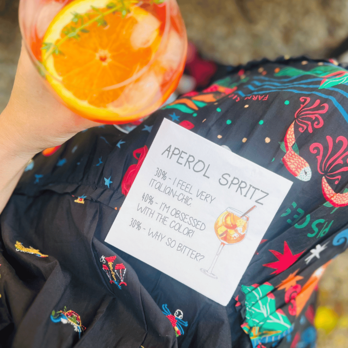 Aperol Spritz Cocktail Paper Beverage Napkins | Feeling Spritzy | Aper ...
